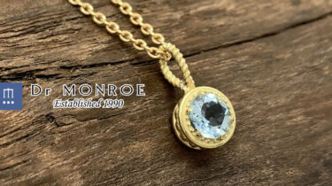 アクアマリンが入ったメンズゴールドネックレス（SND-069-k18) – シルバーアクセサリー / Dr MONROE【ドクターモンロー】公式サイト